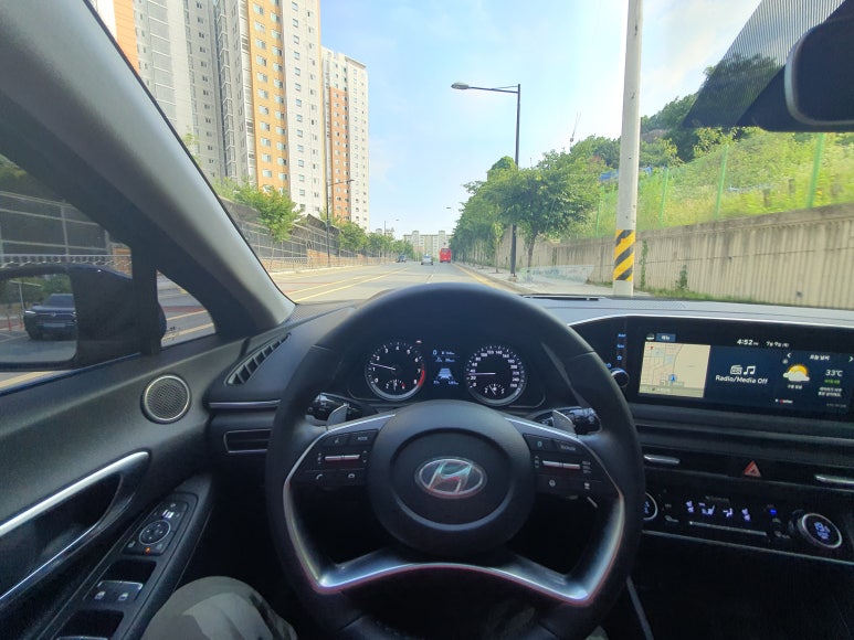 쏘나타 DN8 스마트센스 반자율주행 ASCC, 고속도로 주행보조 HDA 순정 옵션 시공기! : 네이버 블로그