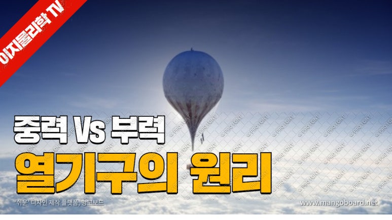 열기구의 원리부력 Vs 중력 네이버 블로그