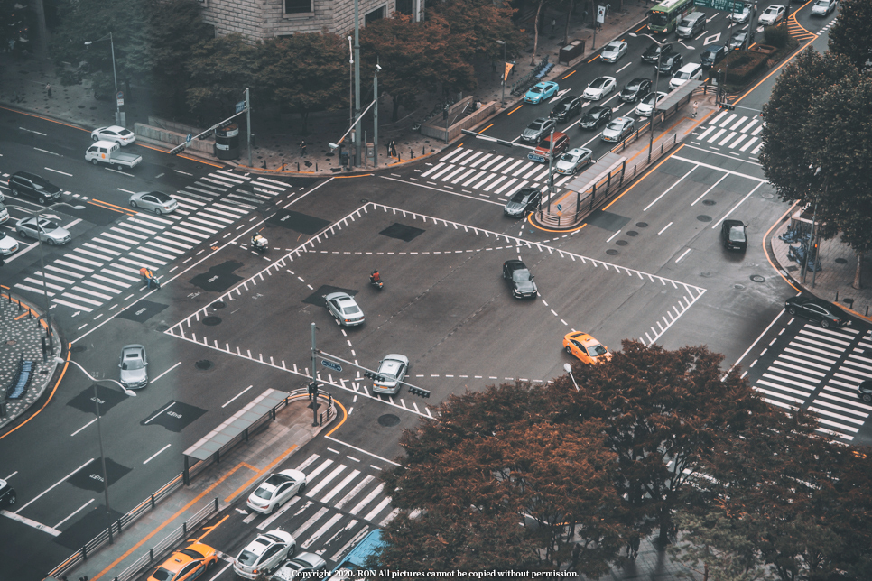 [삼성로 포스코 사거리] 비오는 거리 : 네이버 블로그