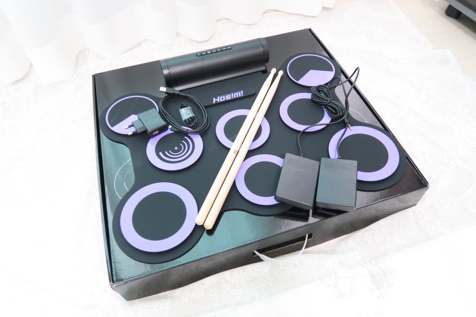 휴대용 전자드럼 호시미 전자드럼 MX-1으로 신나게 두드려요! : 네이버 블로그