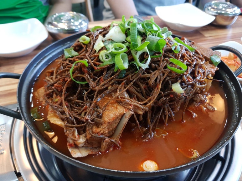 전주 맛집 고구마순 감자탕 맛집 육일식당 네이버 블로그