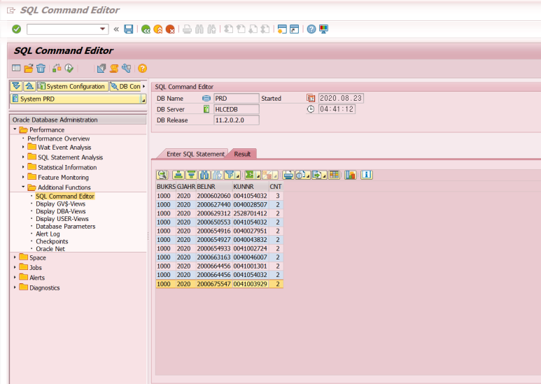 SAP ST04 기능 Tip : 네이버 블로그