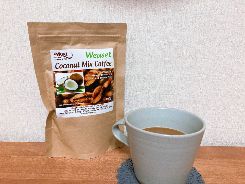 베트남 위즐커피weasel Coffee 카페인적고 부드러운 사향족제비 커피 Feat코코넛파우더70 네이버 블로그