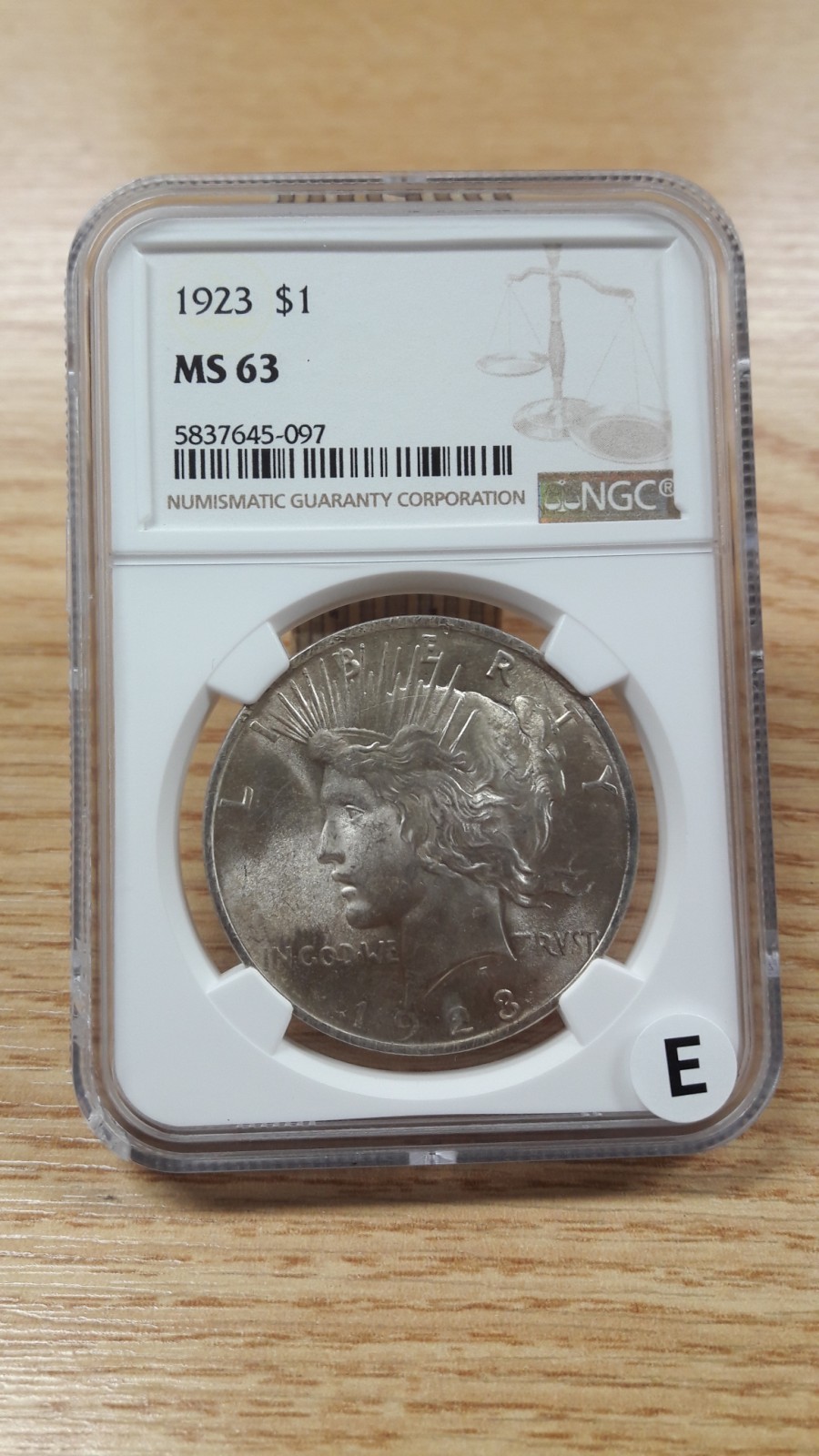 미국 은화 1923년 미국 1달러 피스달러 Ngc Ms63 미사용 은화 소개합니다골드코인세븐강남코인샵은화수집통용은화