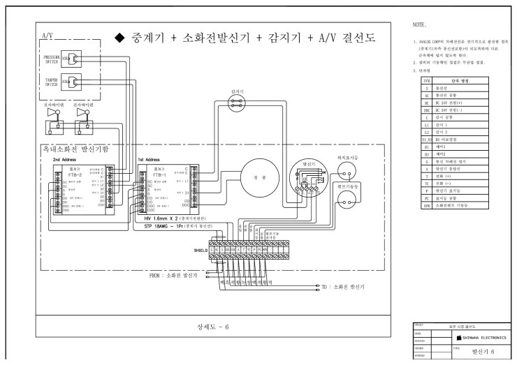 R형 중계기 결선도 실무 네이버 블로그