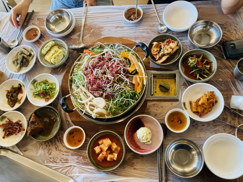 울산 울주군 율리맛집 두티골에서 불고기 전골 산더미불고기 먹은 포스팅 네이버 블로그