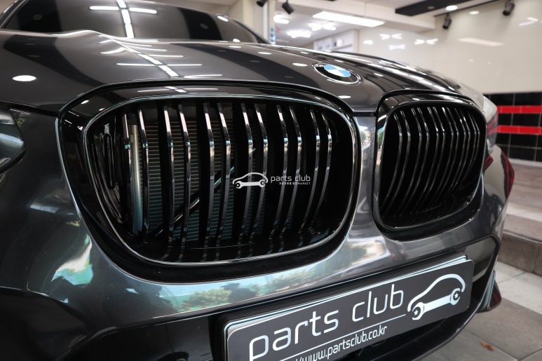 파츠클럽 Bmw G02 X4 소피스토그레이 유광블랙 키드니 그릴 교체 롤바 랩핑 네이버 블로그