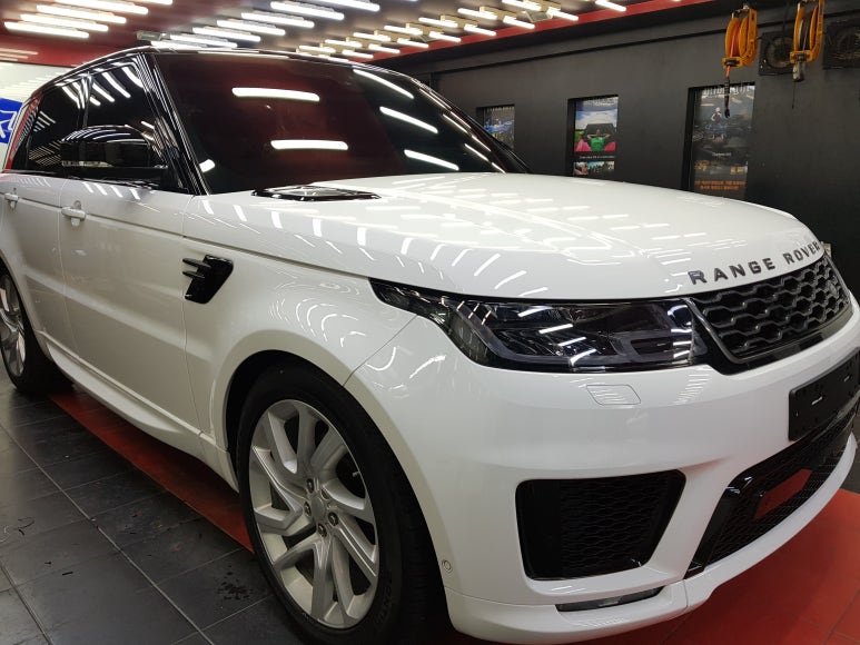Rrs 레인지로버스포츠 프리미엄틴팅 스미스클럽썬팅t2 전면 30 측후면 15 블랙박스 Lx2000 스미스클럽송파점