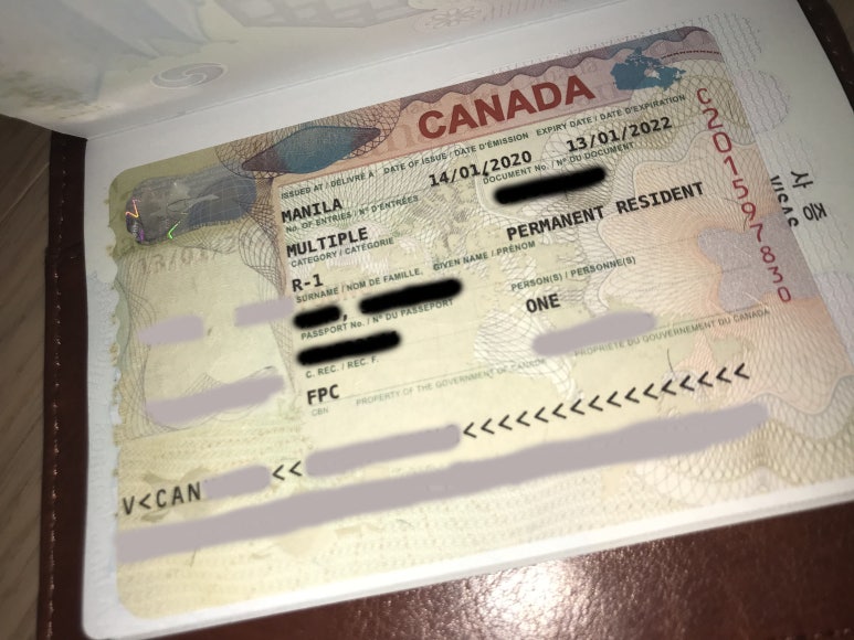 캐나다이민 : 캐나다 영주권자 PRTD (PR Travel Document) 신청 : 네이버 블로그