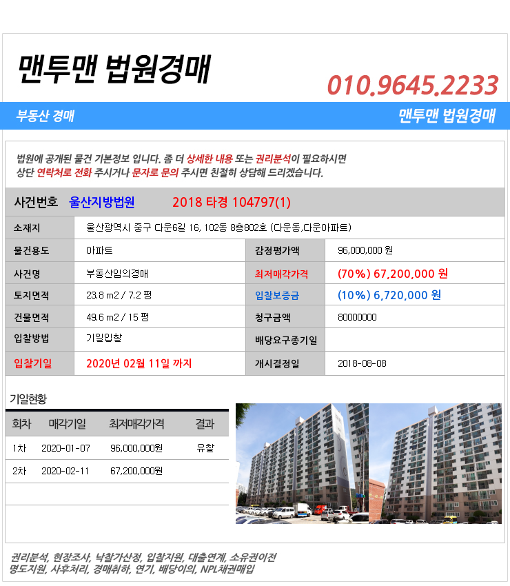 울산광역시 중구 다운6길 16 102동 8층802호 다운동다운아파트 네이버 블로그