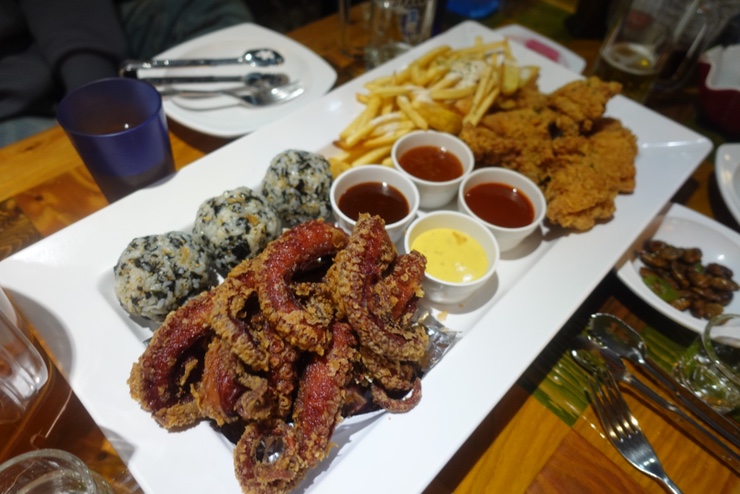 창원중동맛집 문어치킨 너무 맛있어 창원소답동술집 더화덕 네이버 블로그
