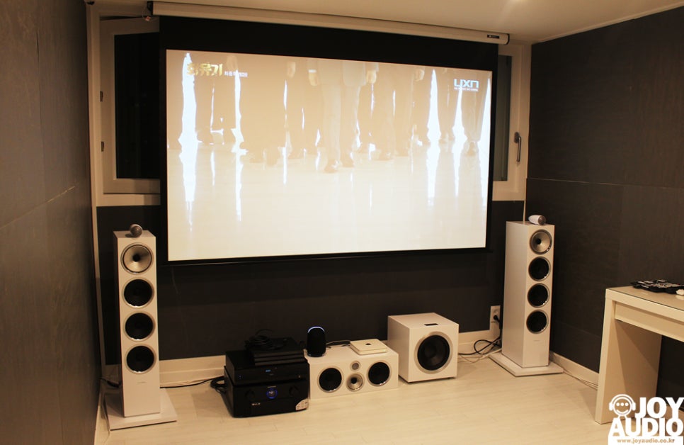 [조이오디오] 분당 고객님의 SONY 프로젝터와 B&W 700 시리즈로 셋팅한 홈시어터 시스템 구축기! : 네이버 블로그