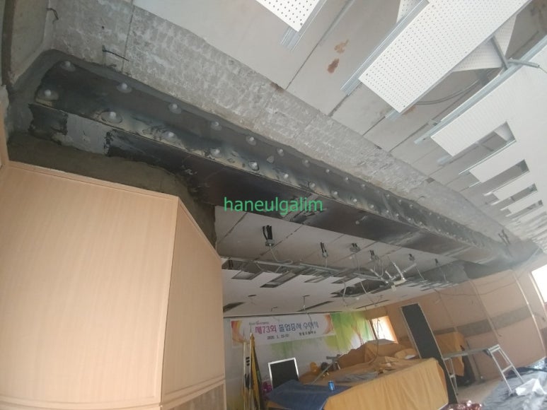 가평 설악면 방일초등학교 내진보강2 가평내진보강 철판구조보강 및 에폭시공사 네이버 블로그