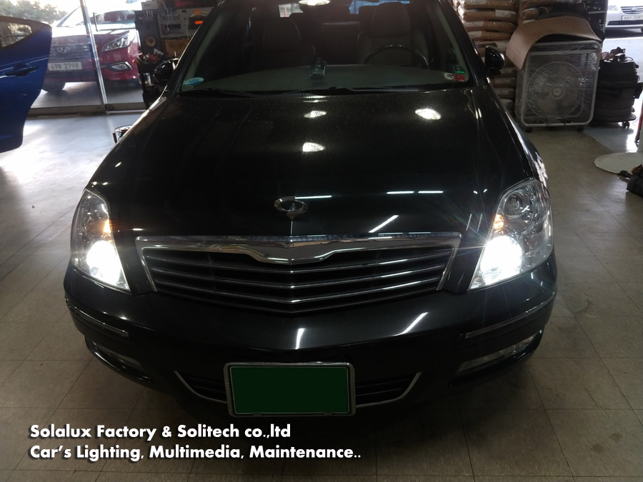 SM7 넌아트,SM7논아트 HID, SM7 D2R HID, 제논라이트 교환전문 범퍼탈거없이 간단하게 교환 국산 솔라룩스HID램프교환으로 검사까지 문제없는 인증램프로 교환 ...