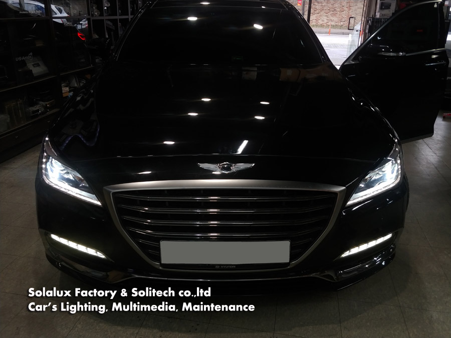 제네시스DH, 제네시스G80 라이트 순정HID시스템을 솔라룩스D1S HID광량업그레이드. 제네시스DH 라이트 LED로 구변하지말고 D1S광량업그레이드!! : 네이버 블로그