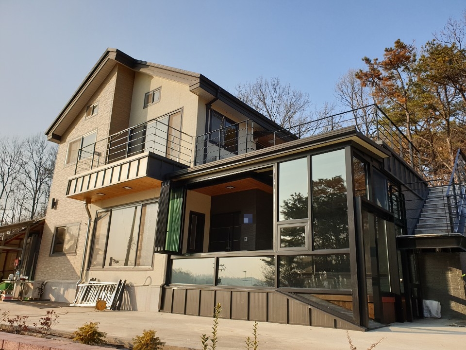 화성 전원주택 테라스썬룸 데크지붕 썬룸가격 시공 네이버 블로그