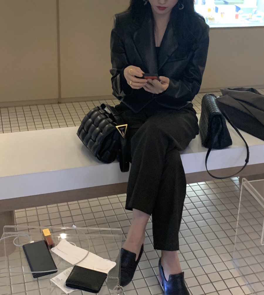 2020 자라 Zara 쇼핑 리뷰 에코 레더 점퍼 자켓 And 와이드 청바지 And 귀걸이 네이버 블로그