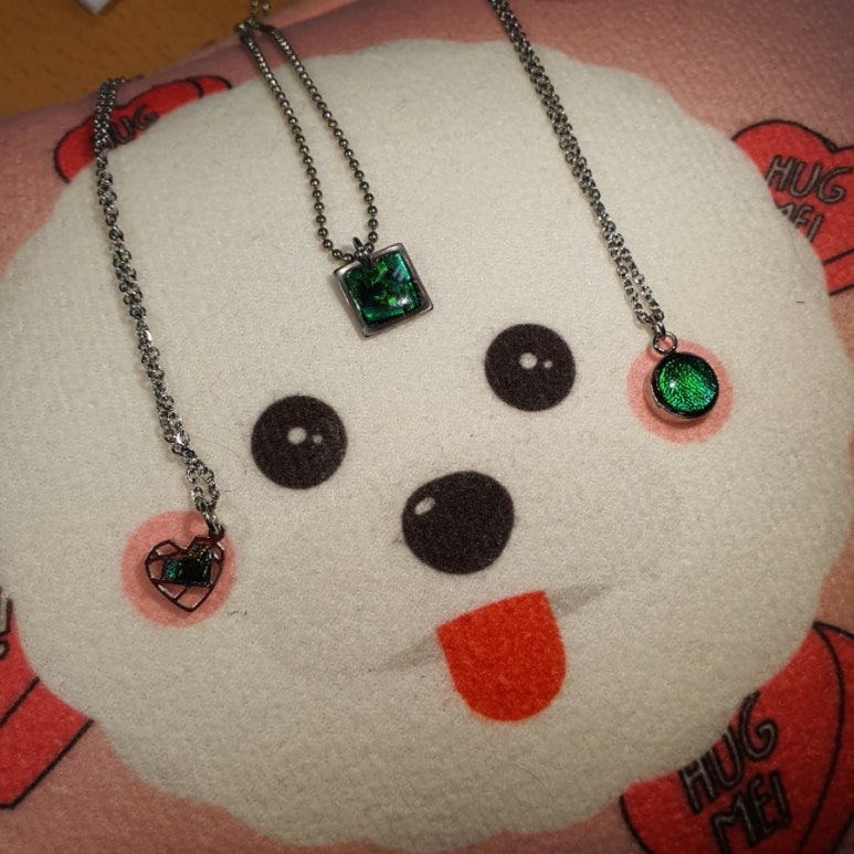 [비단벌레 악세사리] 부와 복이여 내게 오라, 비단벌레 목걸이, 우정템, 커플템 : 네이버 블로그