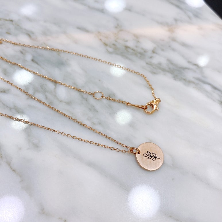 [ravien]14k 18k 리프 코인목걸이/코인목걸이 추천/코인주얼리/레이어드목걸이/롱목걸이 디자인/우정아이템/데일리주얼리 ...