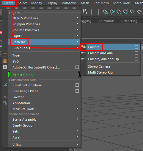 [Maya] Create Camera Options 마야 카메라 옵션 : 네이버 블로그