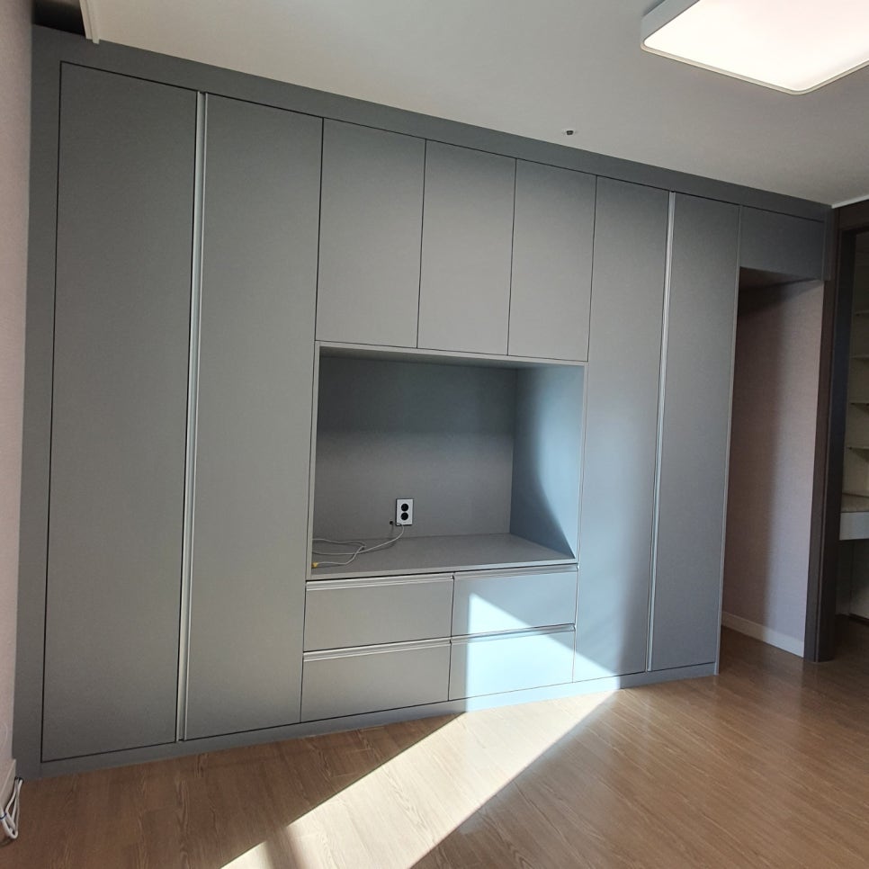 TV붙박이장 TV장 맞춤가구 : 도화동 더샵스카이타워 : 네이버 블로그