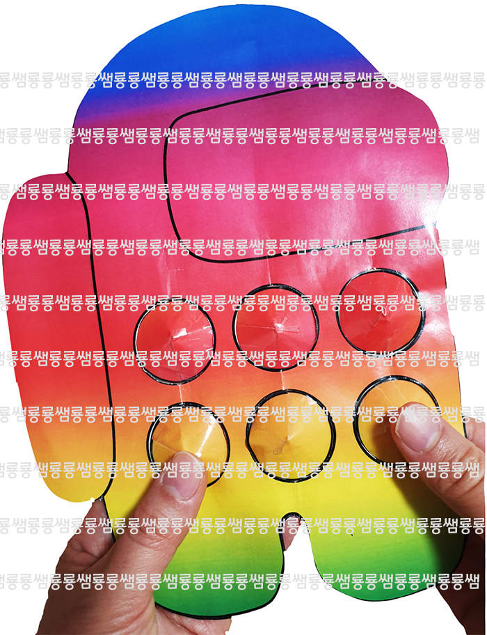 룡룡쌤 어몽어스 팝잇 만들기 푸쉬팝 만들기 피젯토이 만들기 무료도안 네이버 블로그