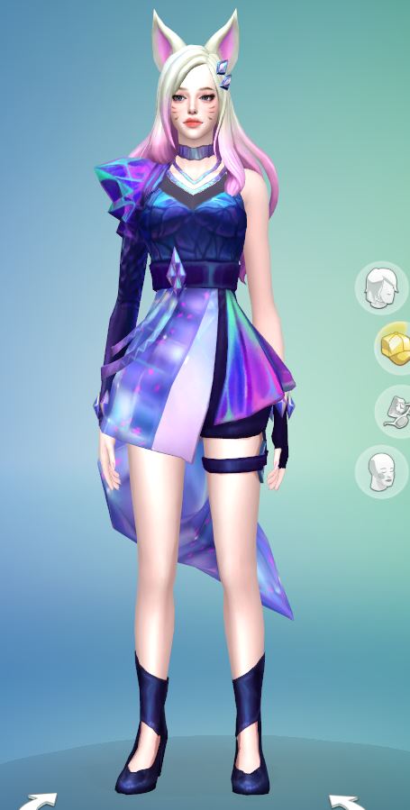 [심즈4 SIMS4 심배포] 리그오브레전드 League of Legends - KDA ALL OUT 아리 Ahri : 네이버 블로그