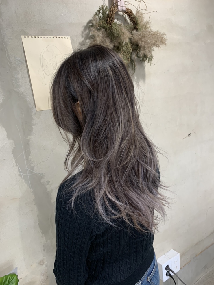 자연스러운 발레아쥬 라벤더 애쉬 Balayage 합정동 에이디피 우제쌤 네이버 블로그