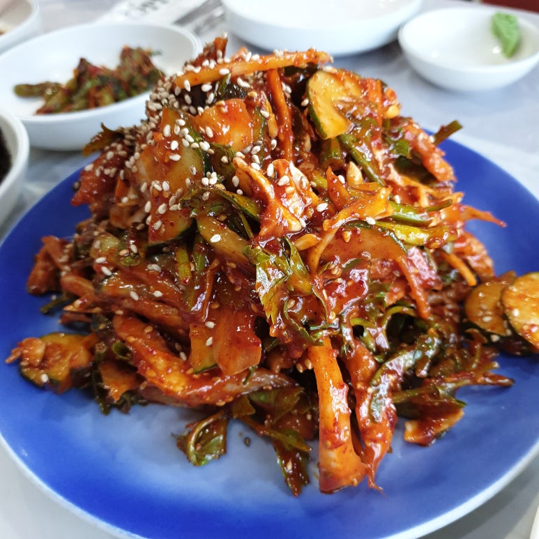 논산 강경 맛집 황산옥 후기 맛있는 녀석들 웅어회 활복찌개 식당 네이버 블로그