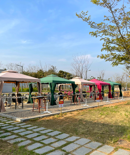영종도 씨사이드 캠핑장 당일치기 야외 바베큐장 리얼후기 네이버 블로그