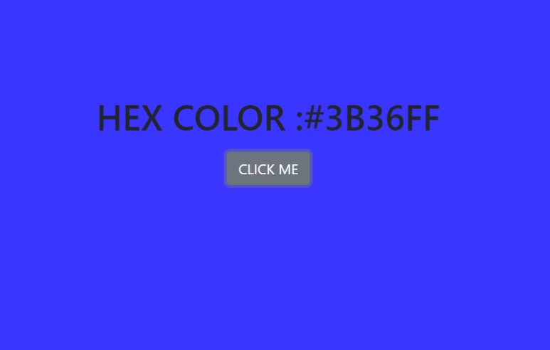 JS예제100문제사이트 2번)Hex Change Background Color JavaScript Project : 네이버 블로그