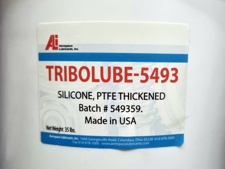 TRIBOLUBE-5493. 테프론구리스. Teflon 구리스. 고온고하중구리스 : 네이버 블로그