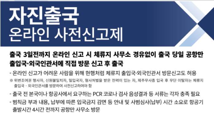 불법체류자 자진신고 출국 재입국 방법 과태료 결혼비자 준비 등 네이버 블로그