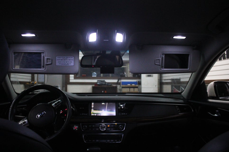올 뉴 K7 실내등 LED 교체 _CARZIP 카집 : 네이버 블로그