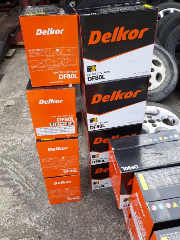 신품 델코 밧데리 80L.90L 저렴하게 판매 장착하는 밧데리 맛집 : 네이버 블로그
