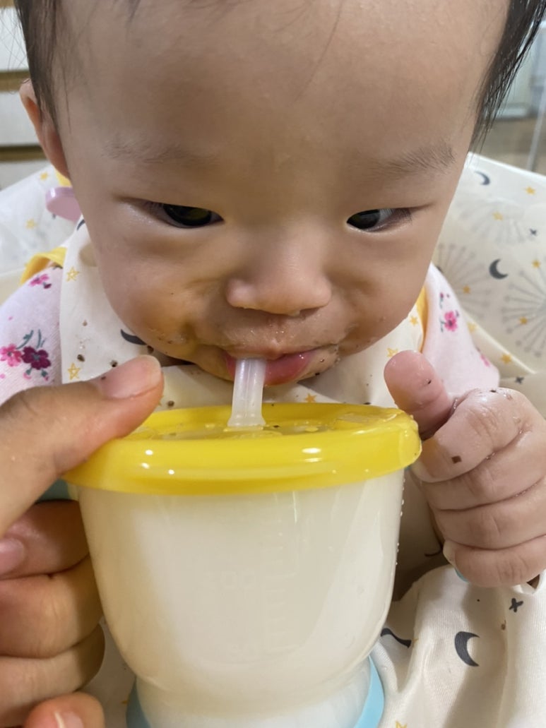 릿첼 첫걸음 빨대컵 And머그 물 마시기 연습 빠는 힘이 약한 아기 연습용 빨대컵 릿첼 빨대컵 내돈내산 후기 네이버 블로그