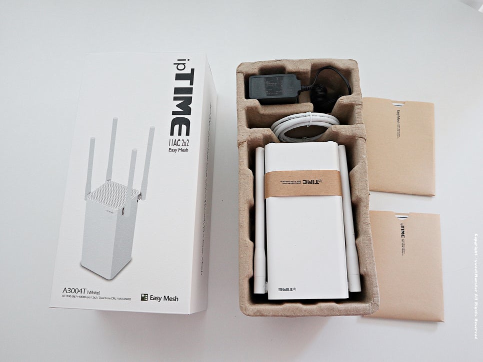 기가와이파이 공유기 ipTIME A3004T 설치방법과 사용 후기 : 네이버 블로그