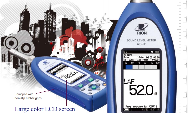 소음계NL-42,소음측정기 NL42 RIONNL-42/NL-52/정밀소음측정기 : 네이버 블로그