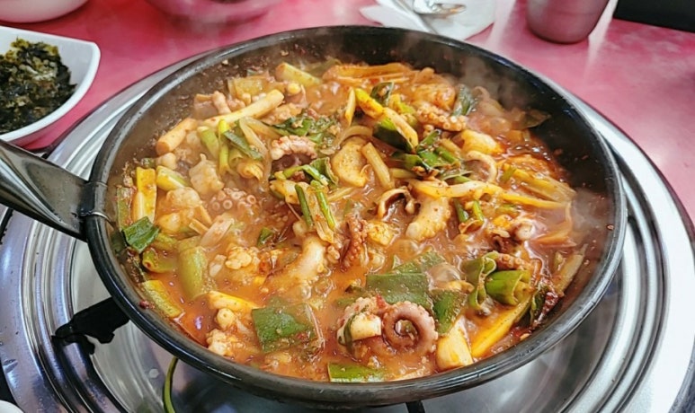 부산여행 부산 광안리 해수욕장 맛집 개미집 낙곱 낙지볶음과 곱창 우동사리추가 네이버 블로그