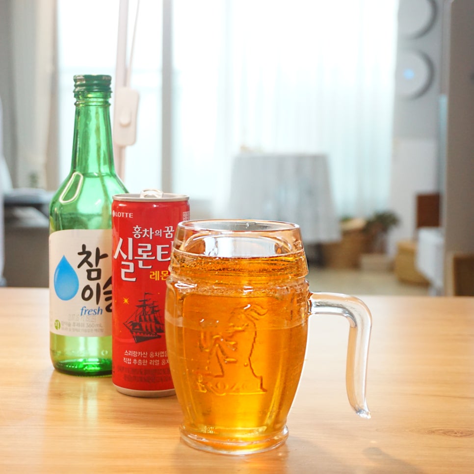 기범주 실론티 홍차소주 비율맞춰 만들어본 후기 샤이니 키 술 네이버 블로그