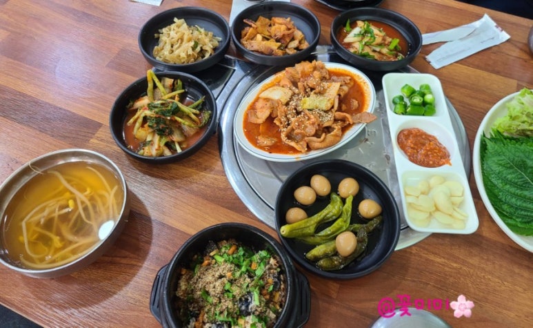 당진송산맛집 유곡리 제육볶음 맛집 쌈밥정식 맛집 고봉밥 네이버 블로그