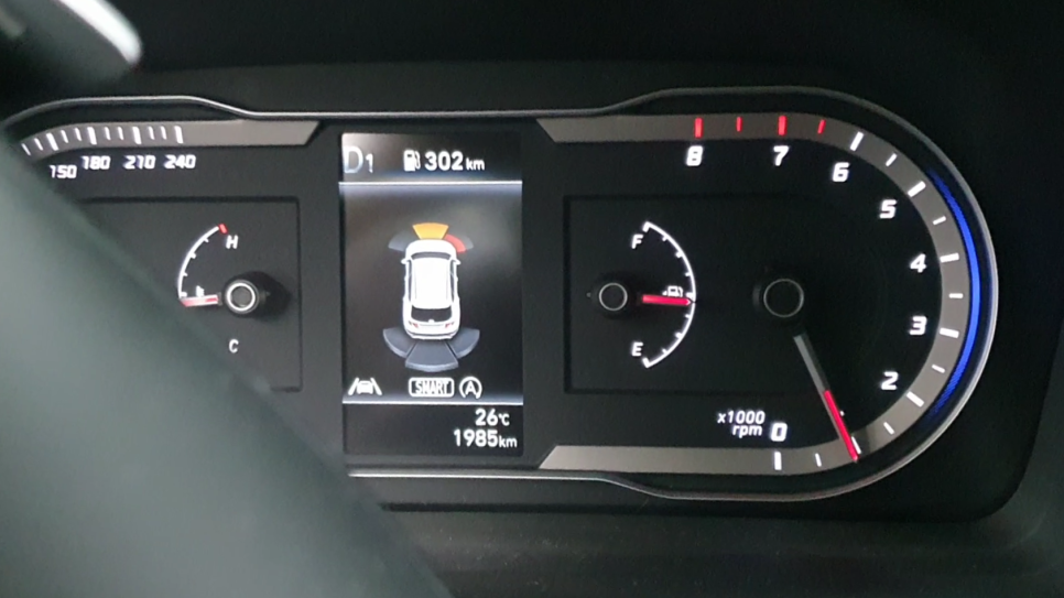 4세대 투싼 NX4 순정옵션 전방 센서 주차 거리 경고 PDW 장착 : 네이버 블로그