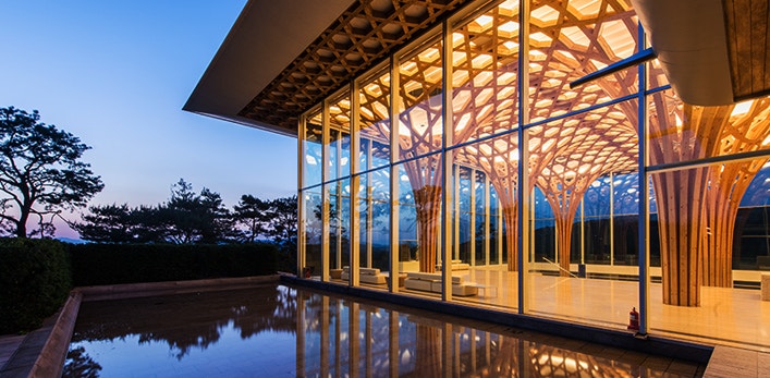 해슬리햄릿, 지형에 순응하는 목조건축 실험,시게루 반,간삼건축종합건축사사무소 : 네이버 블로그