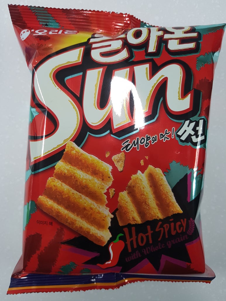 태양의맛 썬 바삭바삭한 과자 오리온 썬칩 칼로리 알아보기 네이버 블로그