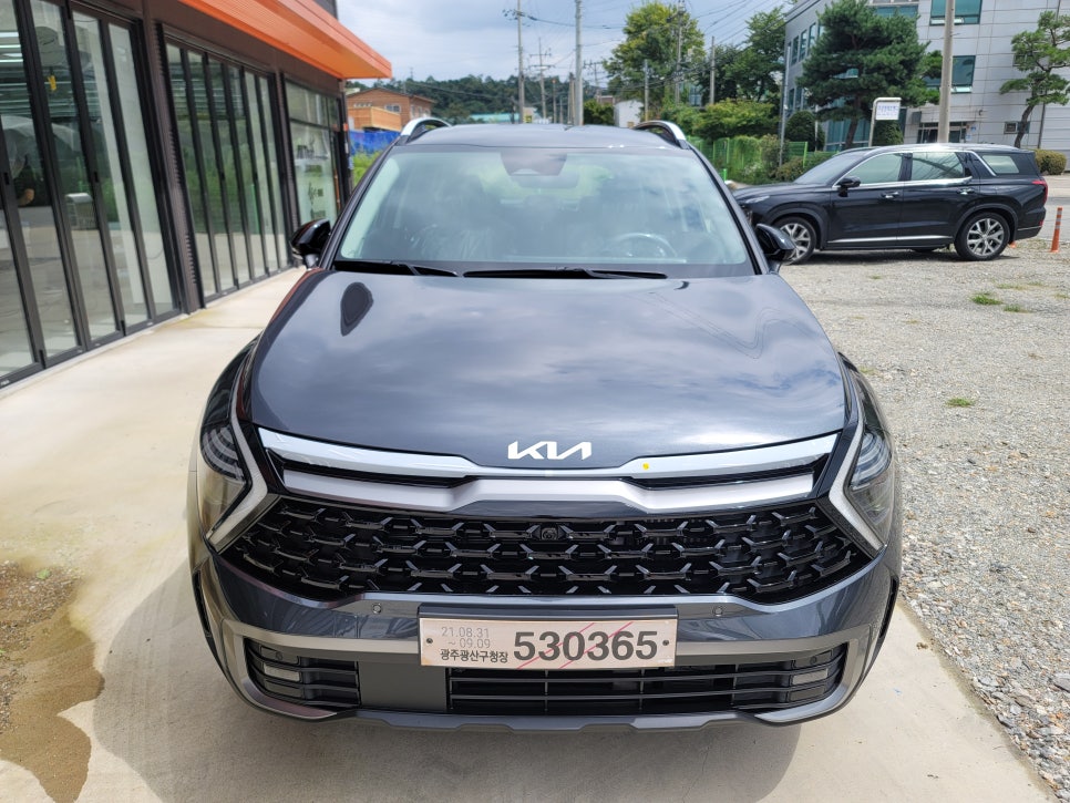 스포티지 NQ5 하이브리드 그래비티 그레이 프리미엄 유리막 코팅이 있는 5번패키지 : 네이버 블로그