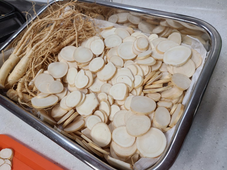 인삼 먹는 방법 수삼 손질인삼라떼인삼꿀절임 꿀인삼차 네이버 블로그