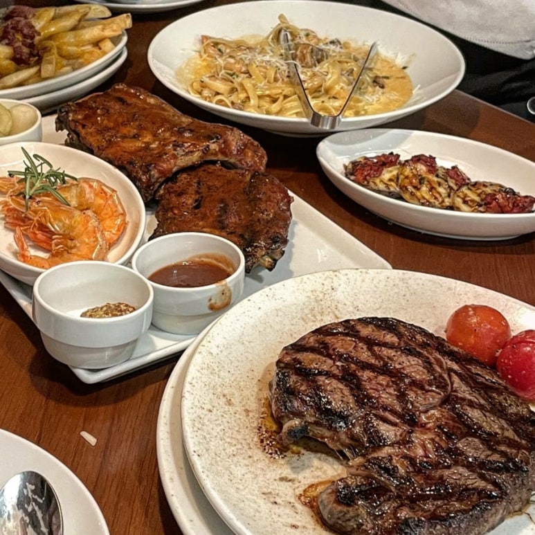 대전 신세계 백화점 맛집 아웃백 스테이크하우스 대전 신세계점 블랙라벨 패밀리세트 후기 네이버 블로그