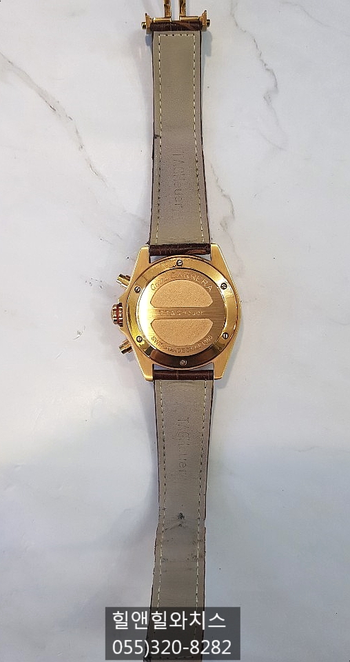 태그호이어 까레라tag Heuer Carrera시계줄 제작 And 문자판 부착 수리 김해 힐앤힐에서 새 시계가 됐네요