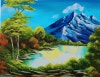 Bob Ross 밥로스의 쉽게그리는 풍경유화 설산 나무표현기법 천안취미미술 아산그리다화실 네이버 블로그