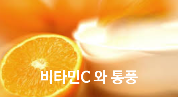 비타민c 와 통풍 네이버 블로그